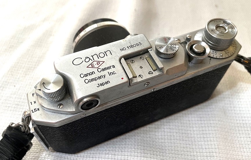 Canon IIF EP 2F 35mm Rangefinder Camera W/50mm F1.8 Canon Lens REPAIR ...
