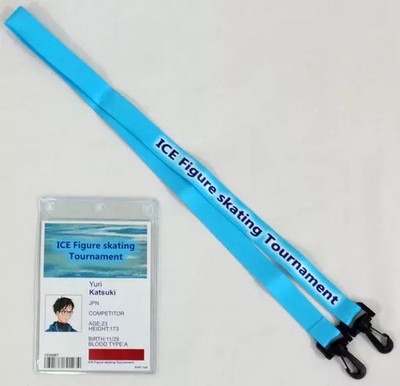 Yuri!!! on ICE Yuri Katsuki Neck Strap Staff Pass Anime Anime Accessory ...