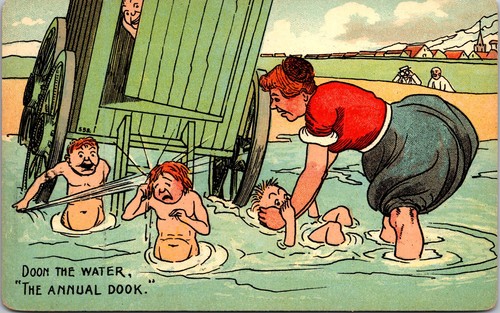 Scottish Humor Doon the Water The Annual Dook Scotland UK Postcard E5 ...