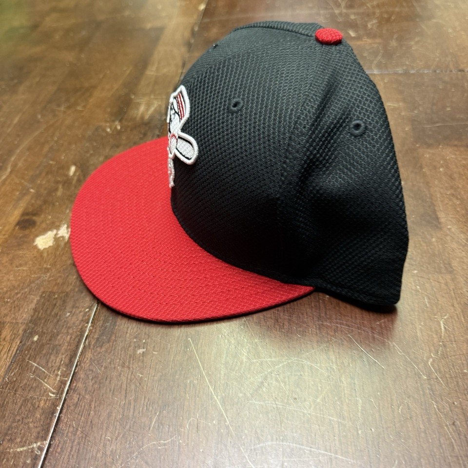 Cincinnati Reds Mr Red Redlegs Logo MLB New Era 59Fifty Fitted Hat Cap ...
