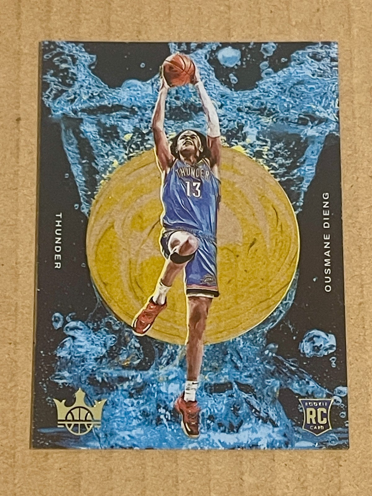 2022-23 NBA COURT KINGS ACETATE ROOKIE INSERT OUSMANE DIENG THUNDER #25 ...