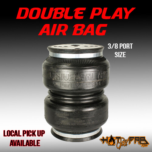 Universal Air Suspension Double Play 2500lbs 3/8 Port Air Bag Air Ride ...