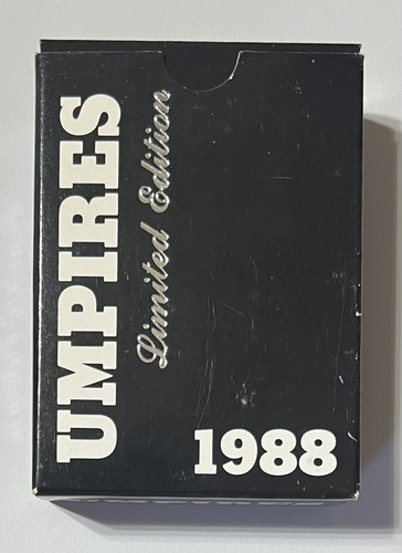 1988 UMPIRES Limited Edition 64 Card Set in Box T & M Sports, INC JOE ...