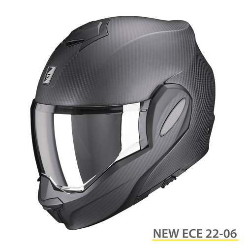 Modular Helmet Scorpion EXO TECH EVO Carbon Matte S Reversible Helmet ...
