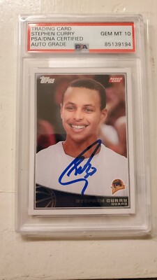 stephen curry rookie card psa 10 auto | eBay