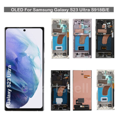 For Samsung Galaxy S23 Ultra 5G SM-S918E Small OLED Display Screen ...