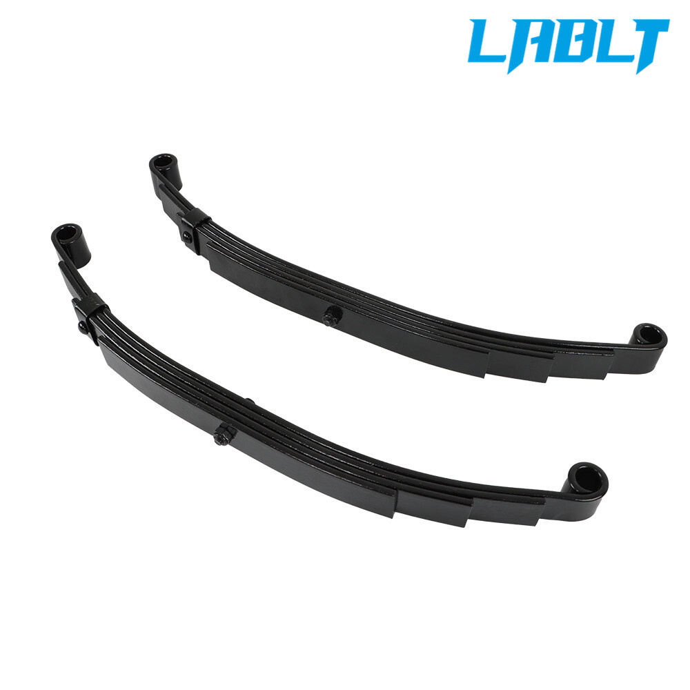 LABLT 2 × Trailer Leaf Spring 4 Leaf Double Eye 2500lbs Cap Per For ...