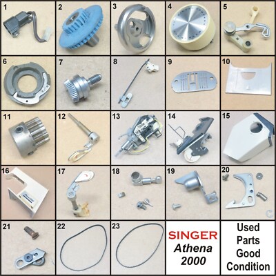 SINGER ATHENA 2000 USED SEWING MACHINE PART GOOD CONDITION SOME FIT ...