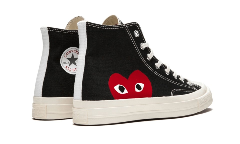Converse Chuck Taylor All-Star 70 Hi Comme des Garcons Black Play ...
