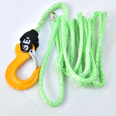 5mm*15m Dyneema Winch Rope with hook for Hand Winch Boat Trailer | eBay ...