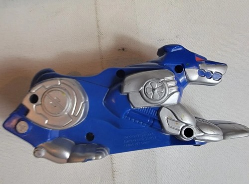Vintage 1990s Mighty Morphin Power Rangers Blue Wolf Zord Ninjazord ...