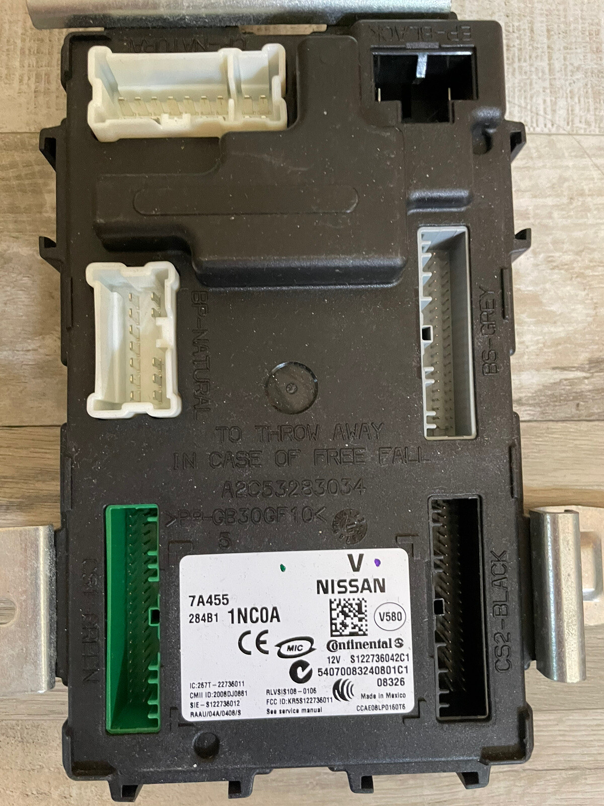 2009 Infiniti G37 Body Control Module Computer BCU BCM Oem# 284B11NCOA ...