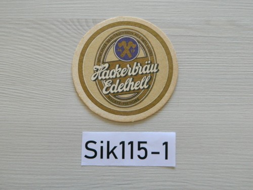 SOUS BOCKS HACKERBRAU Edelhell BEER COASTER Germany BIERE BIER | eBay
