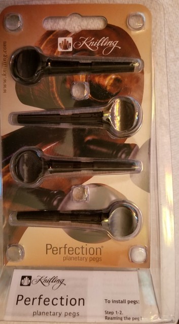Knilling P1VN44 Perfection Planetary Geared Violin Pegs 4/4 Set 7.8mm ...