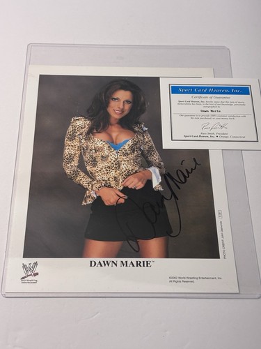Dawn Marie Signed AUTHENTICATED AUTOGRAPHED 8x10 Photo WWF WWE COA | eBay