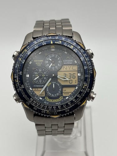 Citizen Men's Promaster Blue Angels Titanium Watch - Full Kit - Band ...