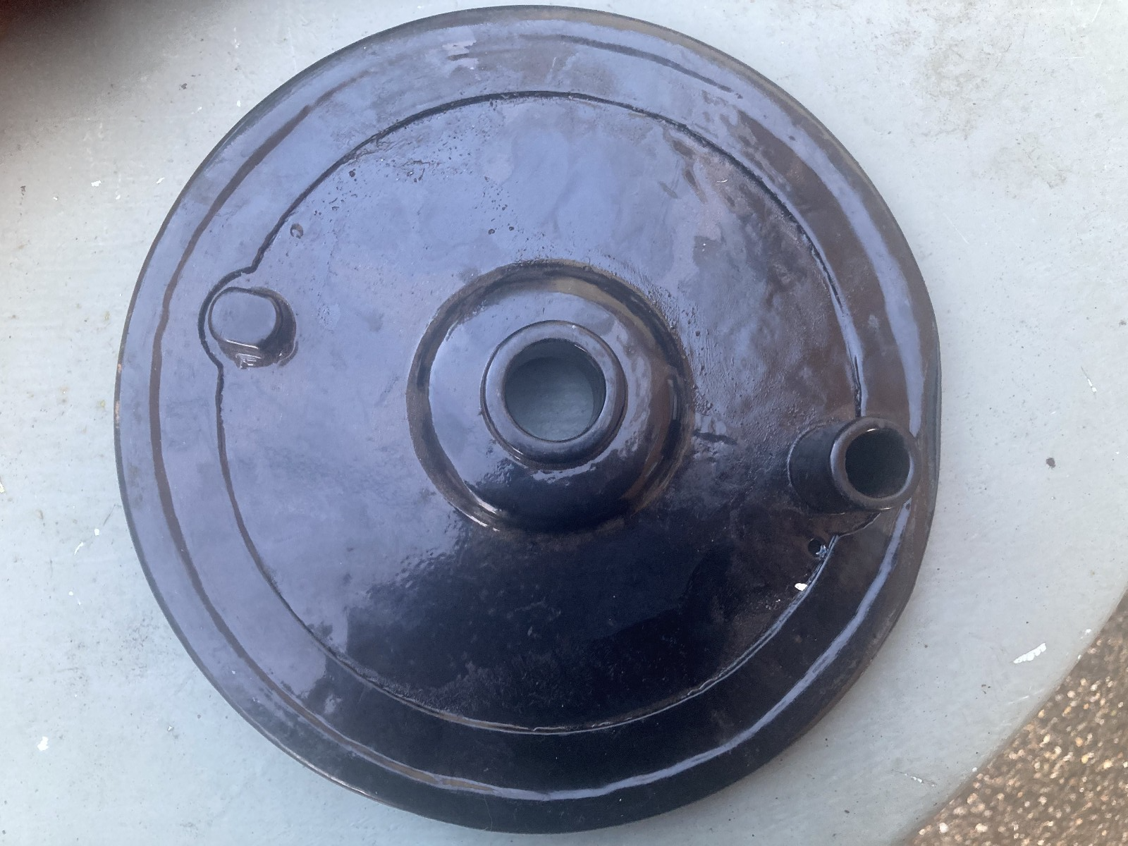 Vintage Triumph pre unit T110 T100 1954 only QD rear brake plate bare ...