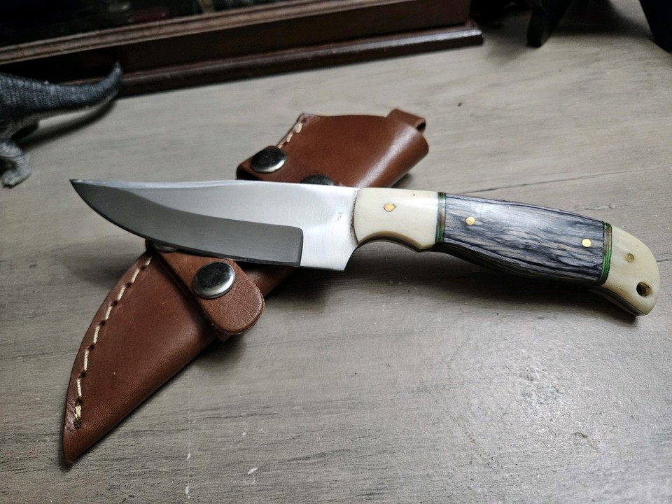 DURABLE- Ashen Edge Hand Crafted Skinner Knife D2 Tool Steel -FULL TANG ...