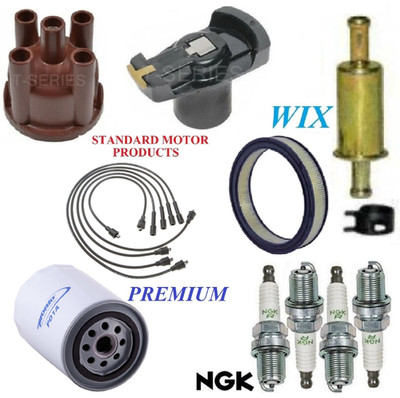 Tune Up Kit Filters Cap Spark Plugs Wire For FORD PINTO L4 2.0L; 2Bbl ...