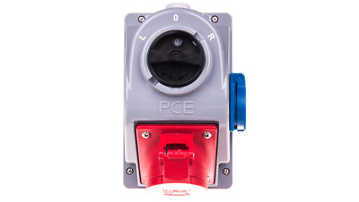 Installationssatz mit 16A 5p Steckdose (L-0-P) COMBO-POL 960615511W ...