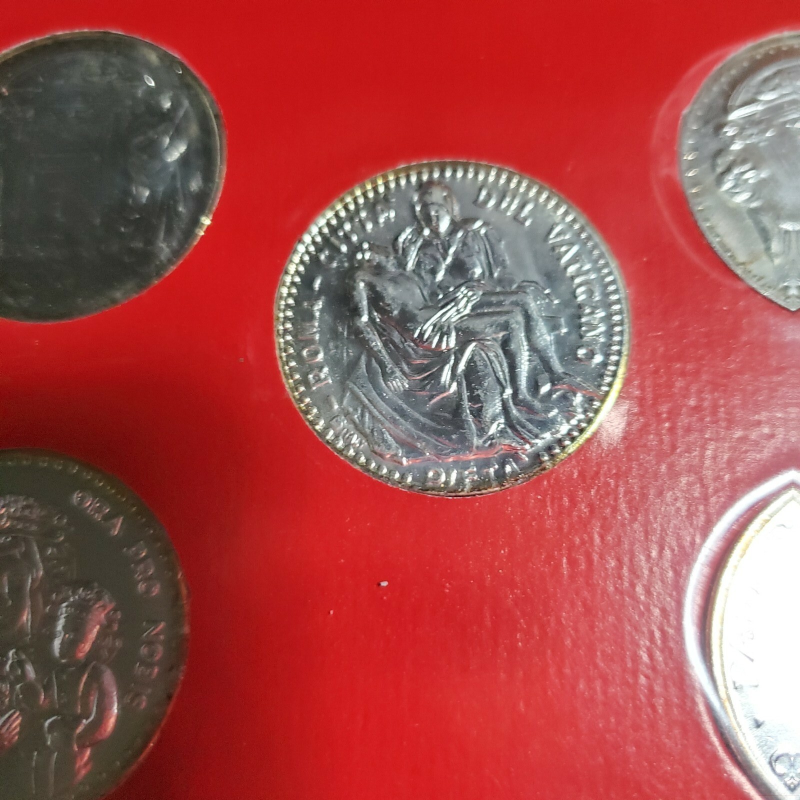 Souvenir Vaticano 5 Coins Set - I Papi Nella Storia 1939-1998 - Vatican ...