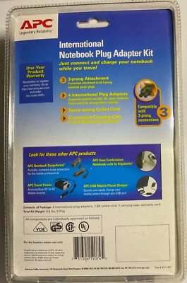 APC International Plug Adapter kit. New! SEALED! | eBay