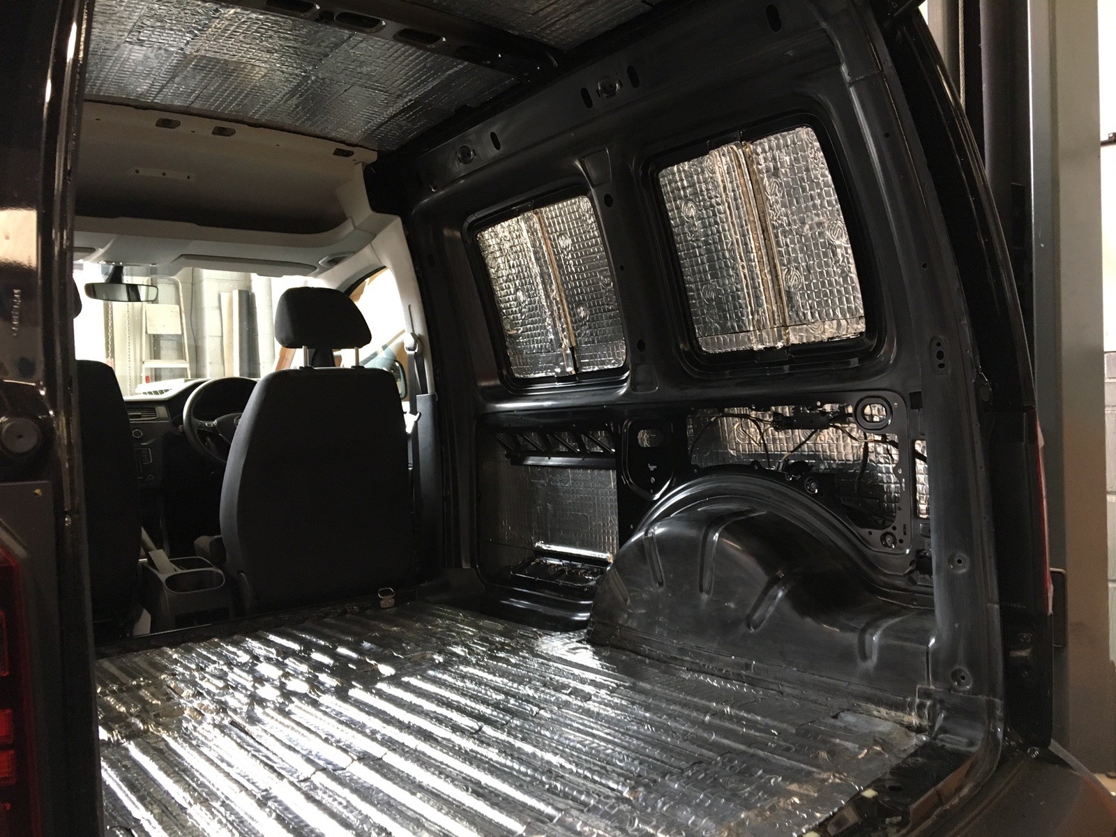 Insulation, Ply & Carpet Lining Fitting Service for VW Caddy SWB LWB ...