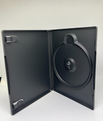 100 New 14mm Top Quality Single Black DVD Cases PS2 Game Case, Alpha ...