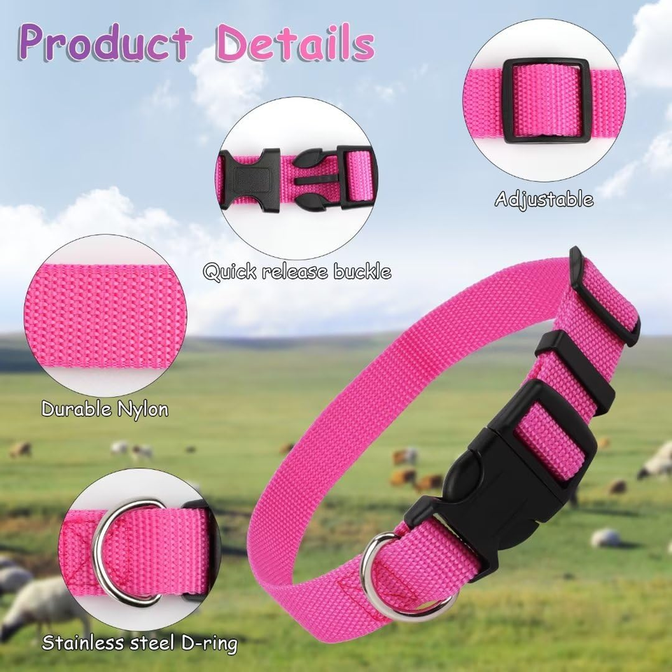 5 Pack Goat Collars with Bells, Horse Sheep Grazing Copper Bells and ...