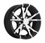 14" Sendel T07 5-Lug Boat Camper RV Trailer Wheel Rim Black Machined ...
