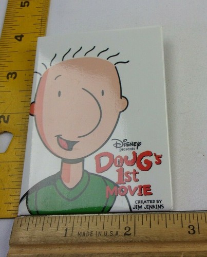 Doug 1st movie Disney pin back button promotional b | eBay