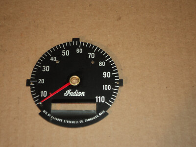 Indian Corbin Speedometer Face for 1952-53 Police | eBay
