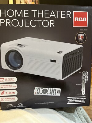 RCA RPJ136 2200 Lumens Home Theater Projector 1080p HDMI 58465810146| eBay