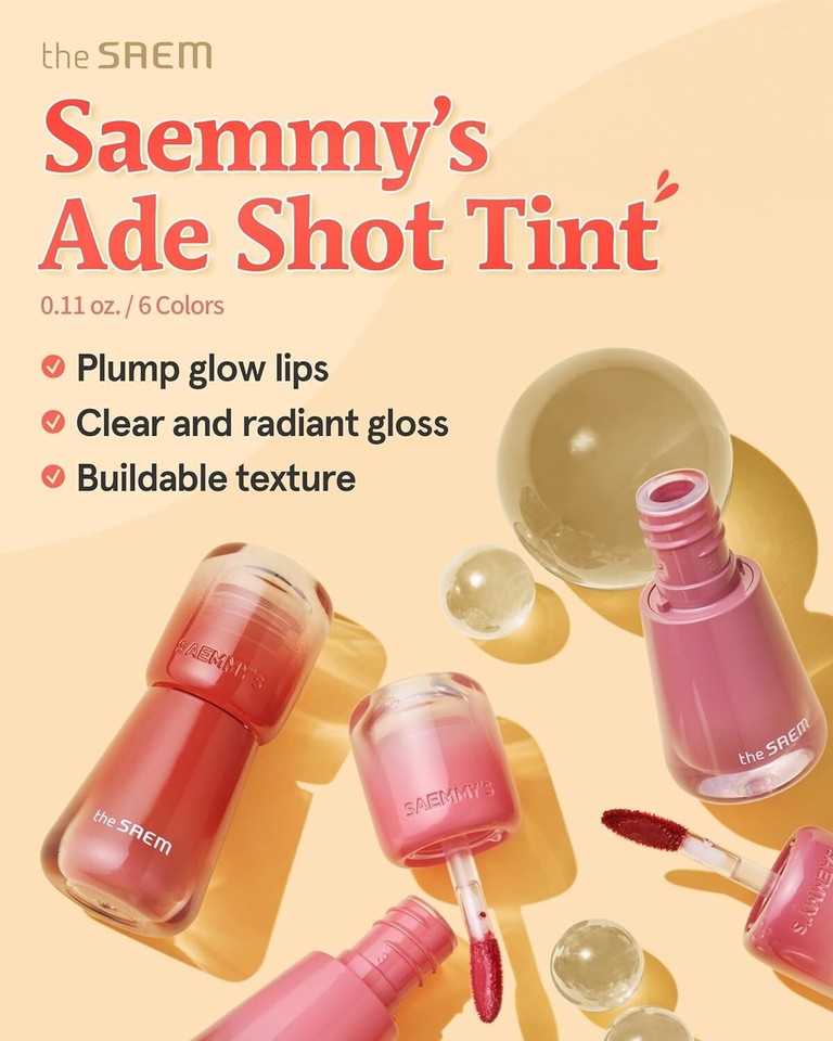 [THE SAEM] Ade Shot Tint Korean Lip Tint | eBay