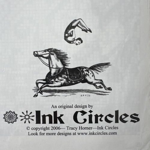 INK CIRCLES Cross Stitch Pattern by Tracy Horner 2006 NEW | eBay