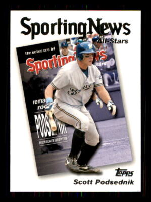 2003 Baseball Topps Scott Podsednik Milwaukee Brewers #729 SN AS | eBay