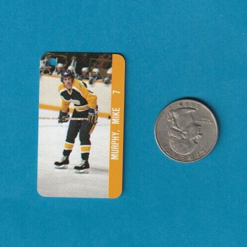 1983-84 Souhaits NHL Key Tags Bernie Nicholls & Mike Murphy LOS ANGELES ...