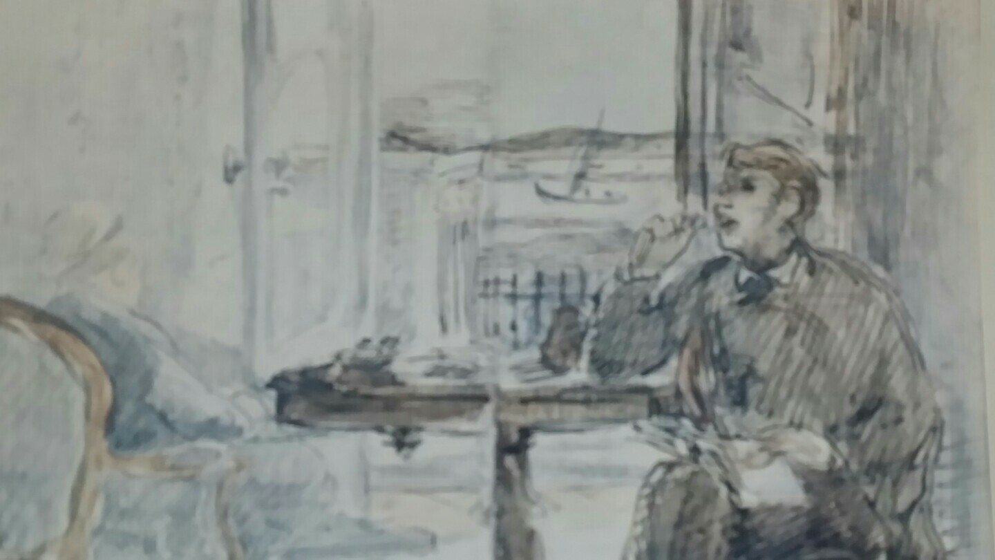 FOGG ART MUSEUM, VINTAGE Print: RARE MANET: “Seaside Villa ” | eBay