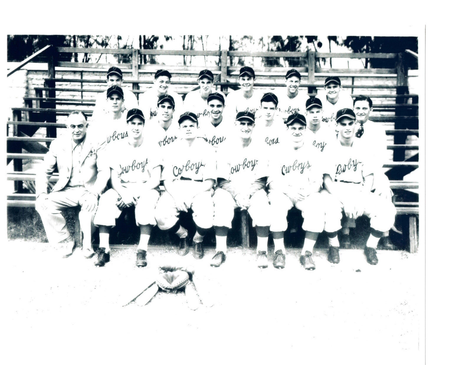 1941 TUCSON COWBOYS 8X10 TEAM PHOTO BASEBALL USA ARIZONA | eBay
