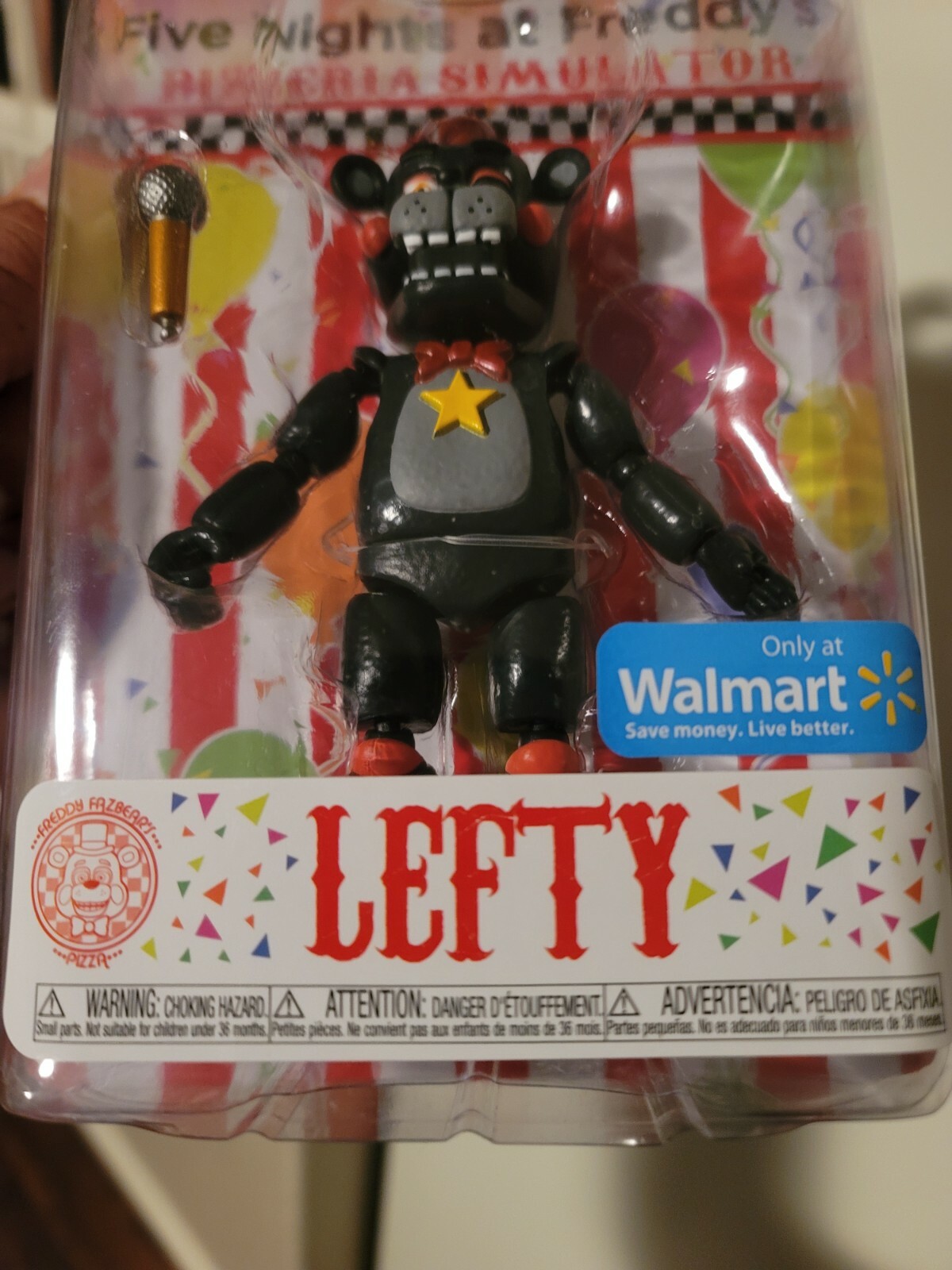 FUNKO FIVE NIGHTS AT FREDDYS LEFTY EXCLUSIVE ACTION FIGURE WALMART ...