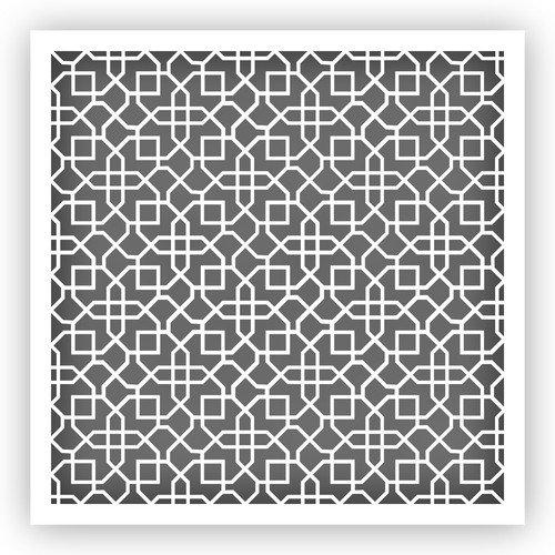 Jali Pattern #5 Mughal Jaali Stencil - Choose a Size - Laser-Cut ...