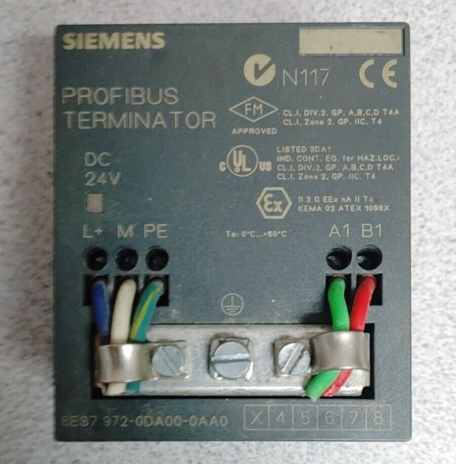 SIEMENS 6ES7 972-0DA00-0AA0 PROFIBUS TERMINATOR WOW!! | eBay