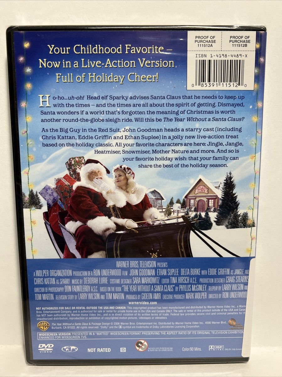 The Santa Clause Dvd Menu The Year Without A Santa Claus (DVD, 2006)