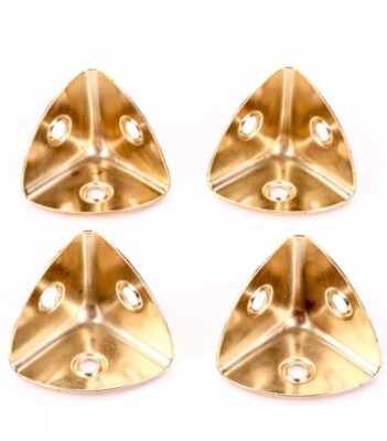 4X BRASS 28mm Case Corner Box Trunk Chest Flight case Protector ...