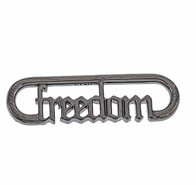 New 100% Authentic 925 PANDORA Me Styling FREEDOM Word Link Charm ...
