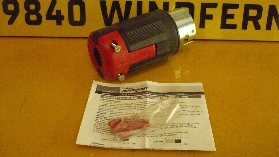 ARROWHART CS6365EX TWIST LOCK PLUG | eBay