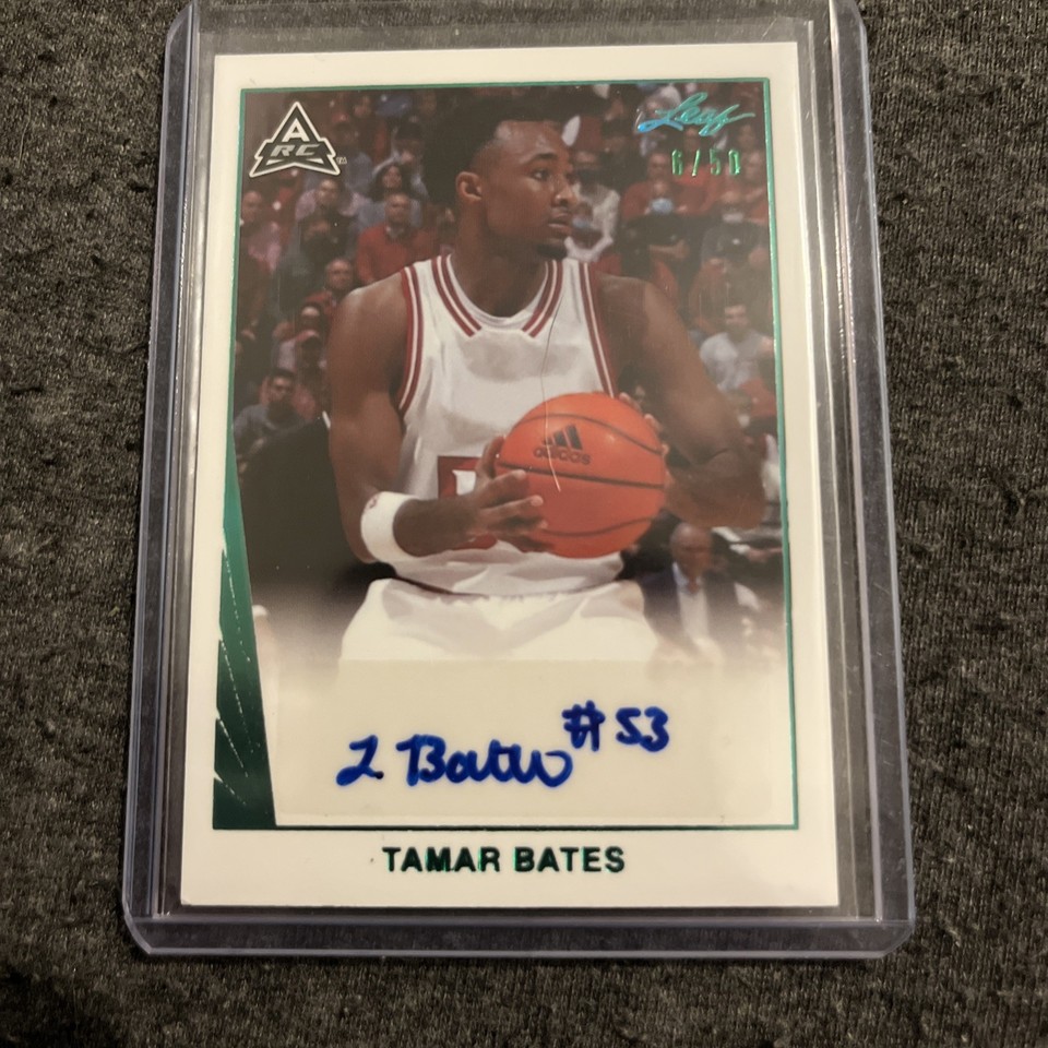 2021-22 Leaf Memories Tamar Bates 1990 Auto Green #/50 | eBay