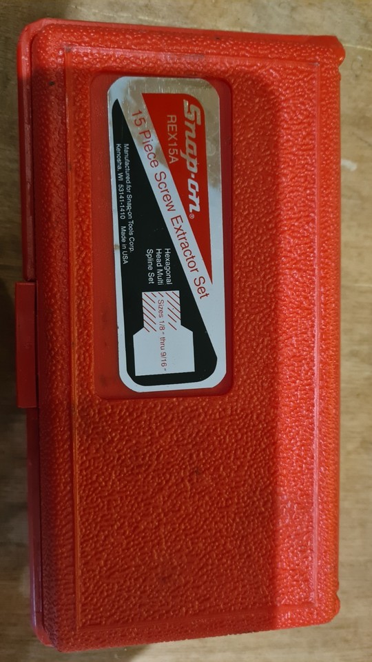 snap on screw extractors 15 piece set REX15A | eBay UK