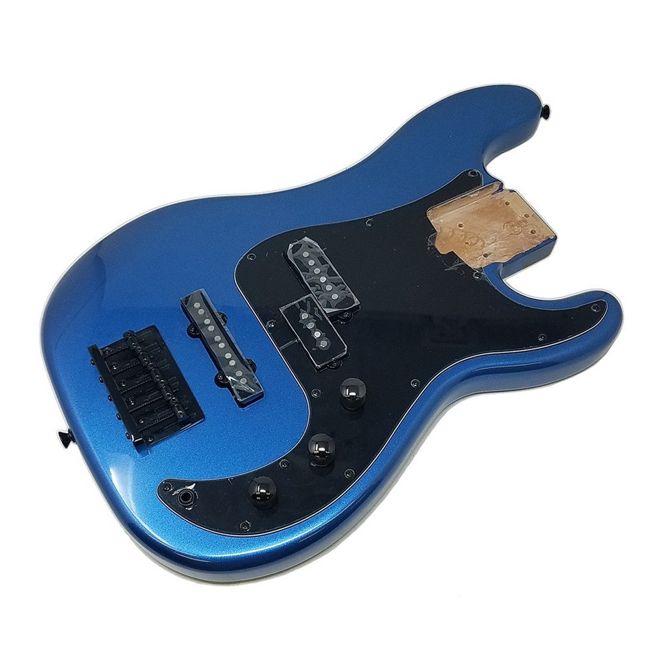 Allen Eden Guitars 5-String Loaded Electric Bass Guitar Body Midnight ...