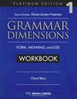 GRAMMAR DIMENSIONS 1, PLATINUM EDITION WORKBOOK By Cheryl Benz **Excellent** | eBay